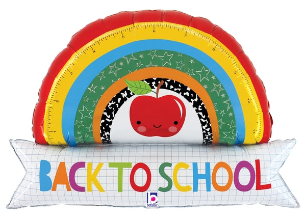 Back to School Rainbow Banner 25228 – FunnyBalloonsusa