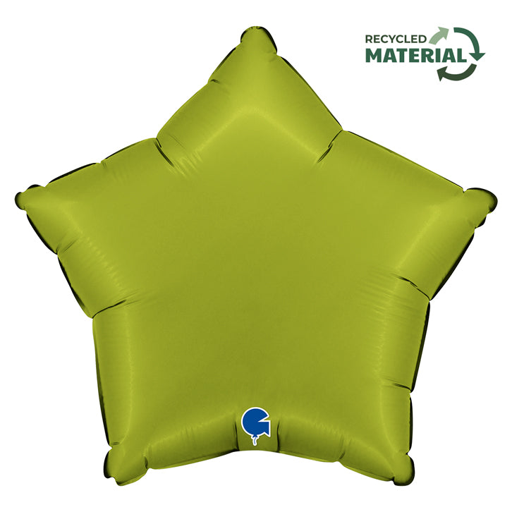 Satin Matcha Latte Star Balloon – 18" Foil Decoration – Funny Balloons ...