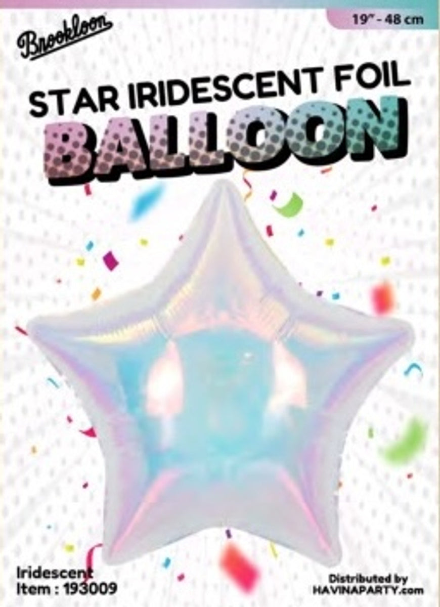 Iridescent Star 193009 - 19 in – Funny Balloons Miami LLC