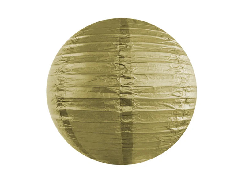 Gold Paper Lantern 10 in – Party Deco LAP25-019 – Funny Balloons Miami LLC
