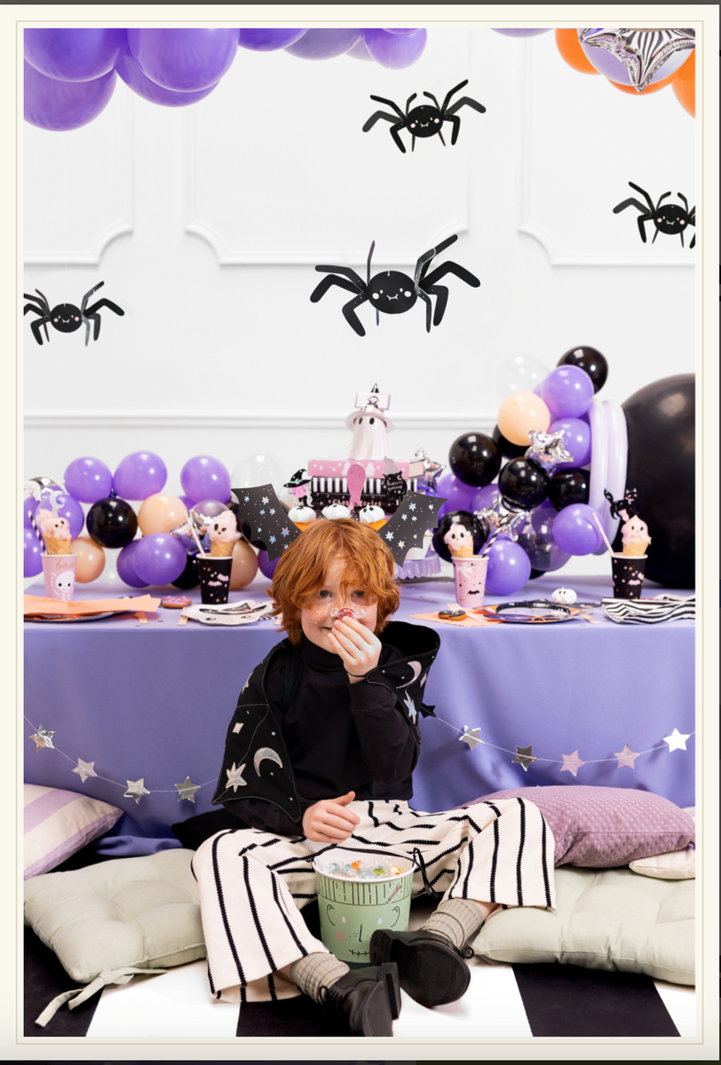 Black Paper Spiders – 5 Pack | DIY Halloween Decor – Funny Balloons ...