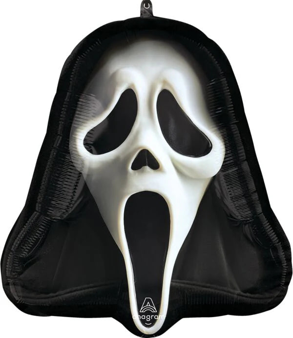Scream Ghost Face Balloon 18x20in Halloween Party – Funny Balloons ...