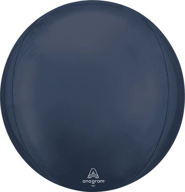 Satin True Navy Orbz Balloon 15x16 in – Anagram – Funny Balloons Miami LLC