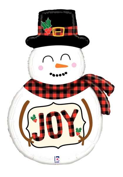 Buffalo Plaid Snowman 35914 – Funny Balloons Miami LLC